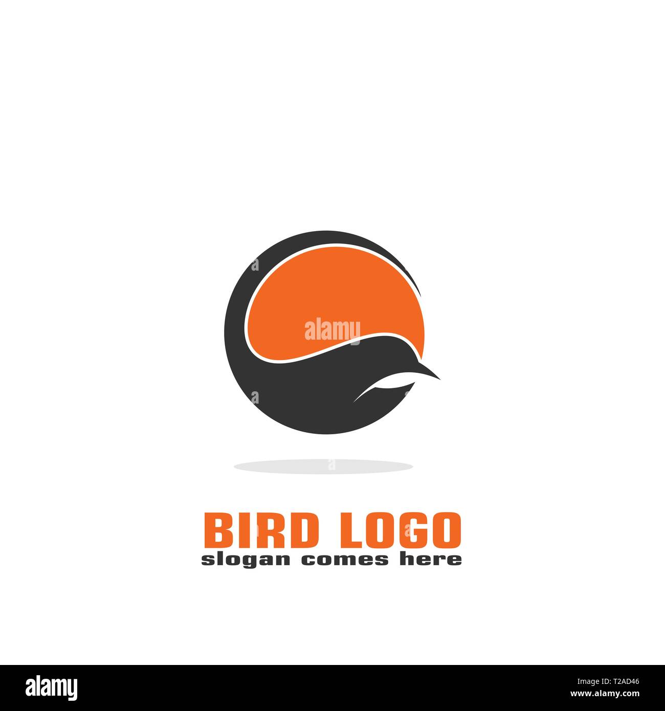 Bird graphic logo template, abstract bird logo Stock Vector Image & Art ...