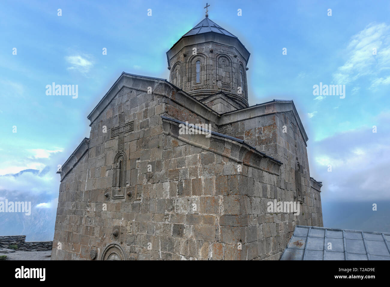 Gergeti Trinity Church (Tsminda Sameba), Holy Trinity Church near the ...