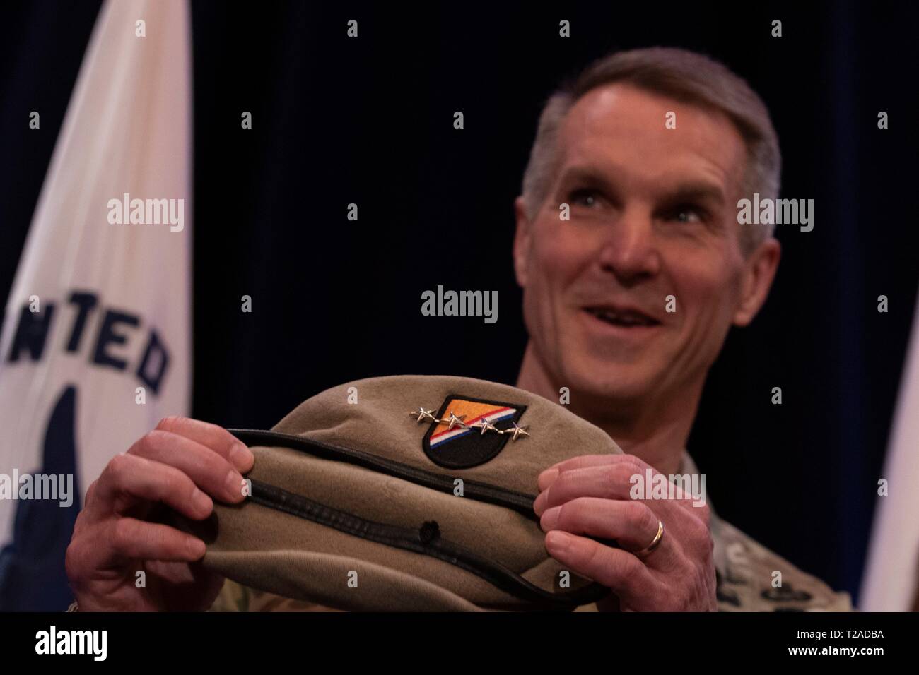 U.S. Army Lt. Gen. Richard D. Clarke during his promotion ceremony as a ...