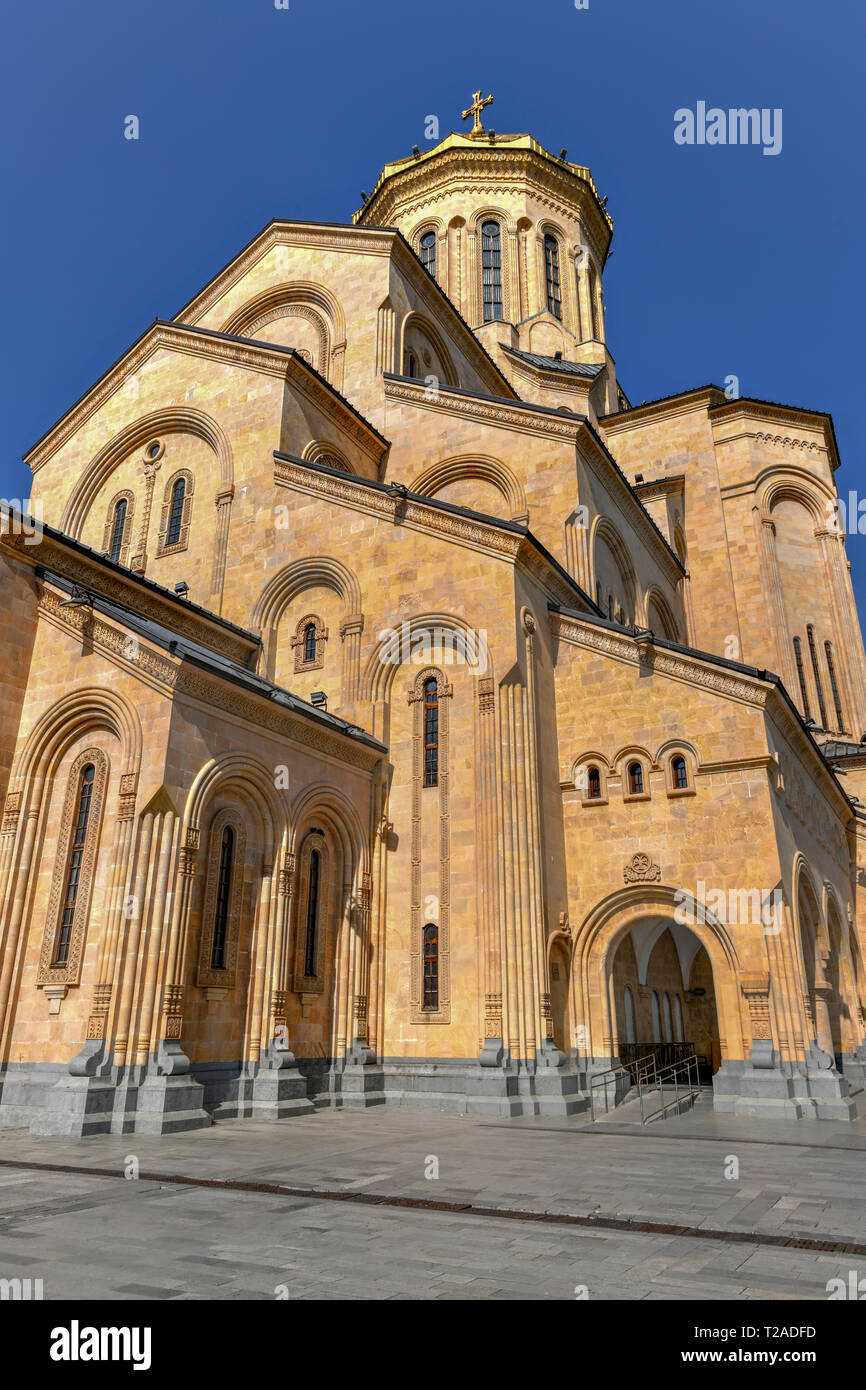 The Holy Trinity Cathedral of Tbilisi commonly known as Sameba is the ...