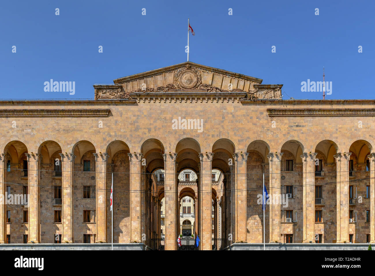 Georgian parliament building tbilisi hi-res stock photography and ...