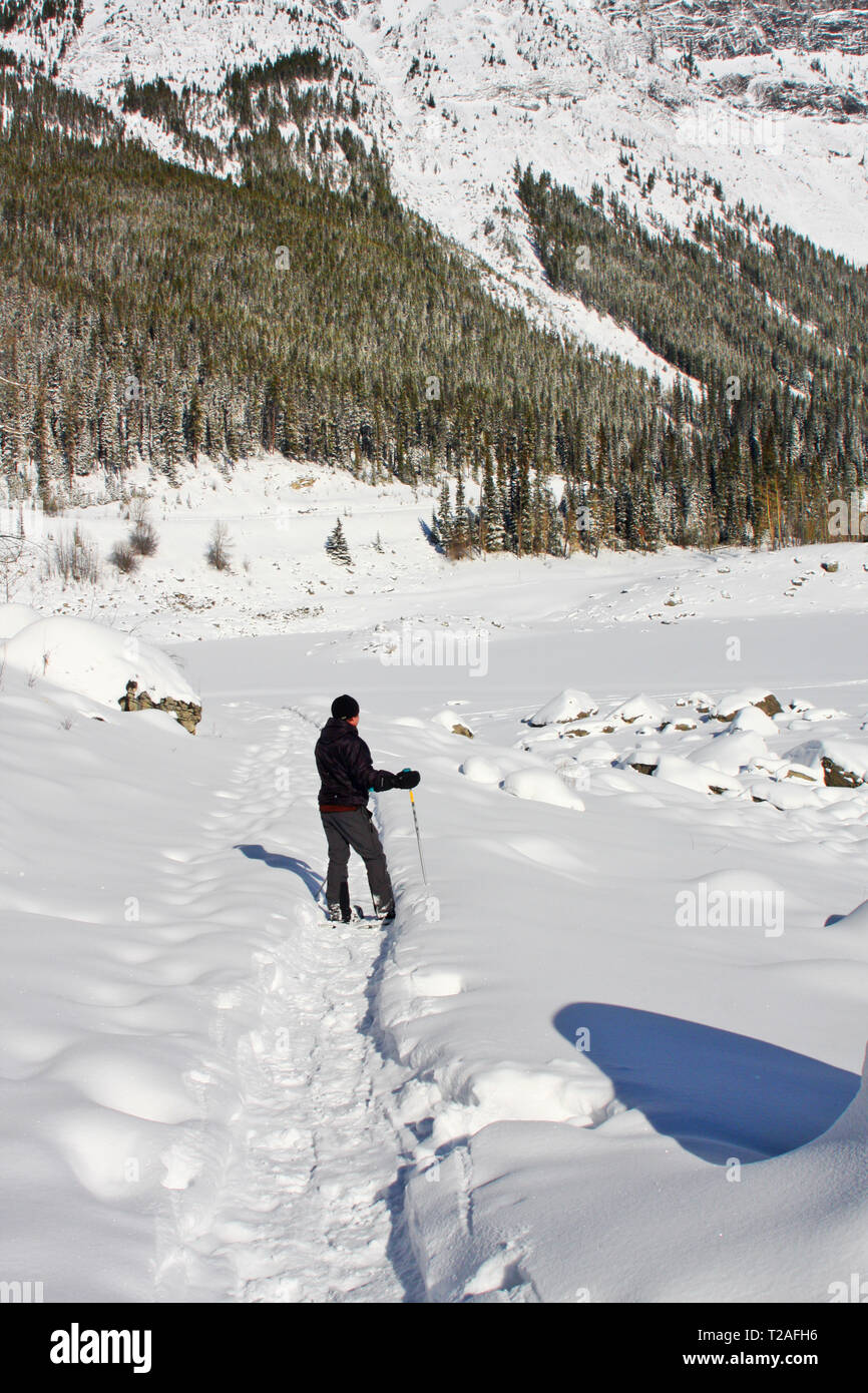 Jasper national park winter activities hi-res stock photography and ...