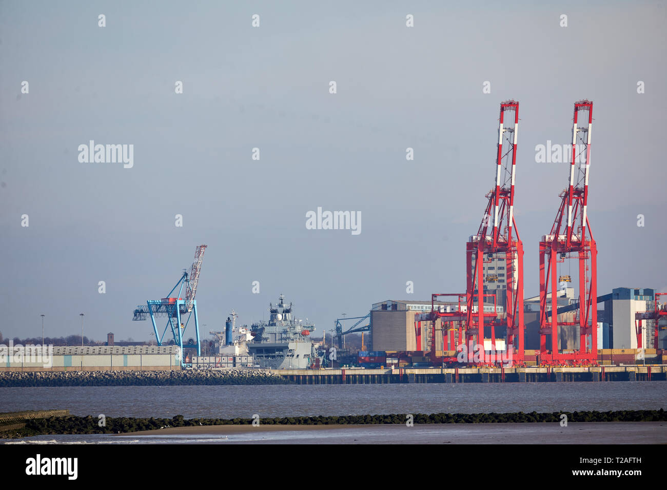 New Brighton seaside resort Wallasey, Wirral, Merseyside, England ...