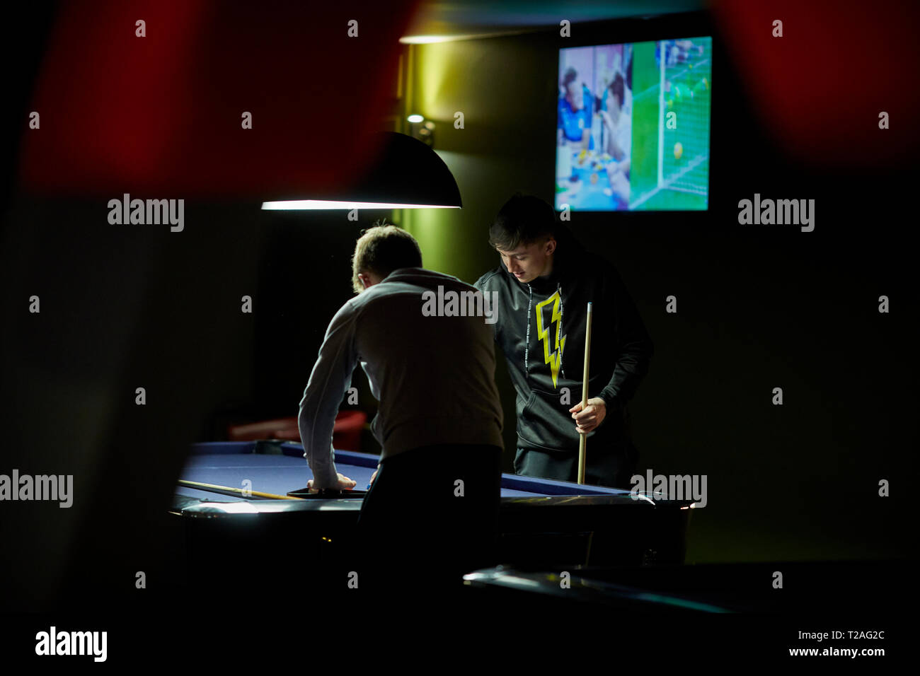 Pool table at RILEYS LIVERPOOL refurbished snooker hall hosting large ...