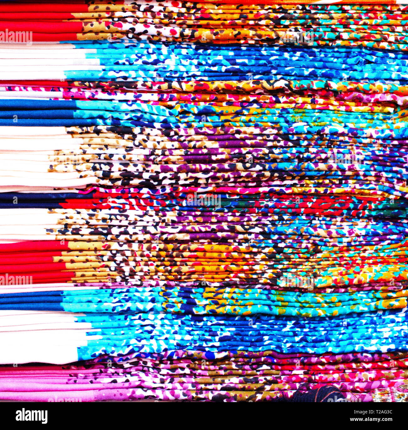 colored silk fabric stack. silk fabric background Stock Photo - Alamy