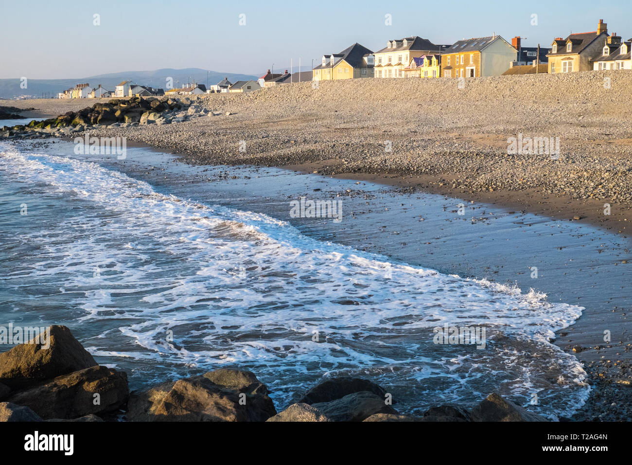 Borth houses flooding hi-res stock photography and images - Alamy