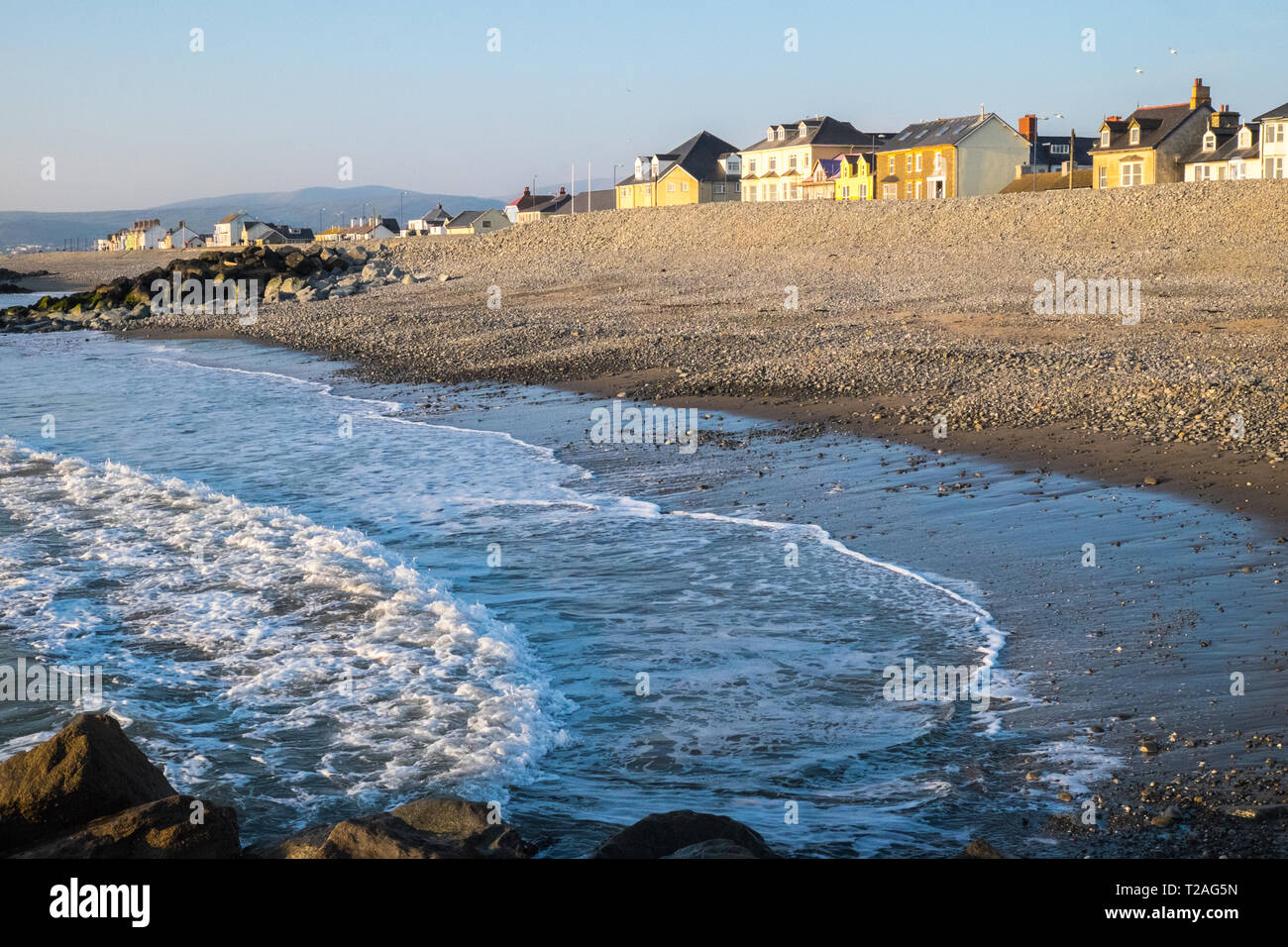 Borth houses flooding hi-res stock photography and images - Alamy