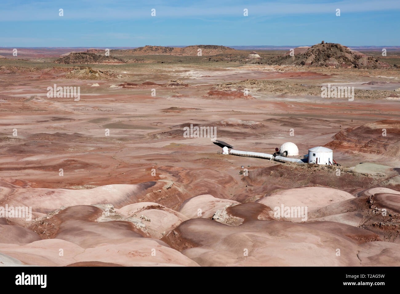 HANKSVILLE - The Mars Desert Research Station (MDRS) in a remote corner ...