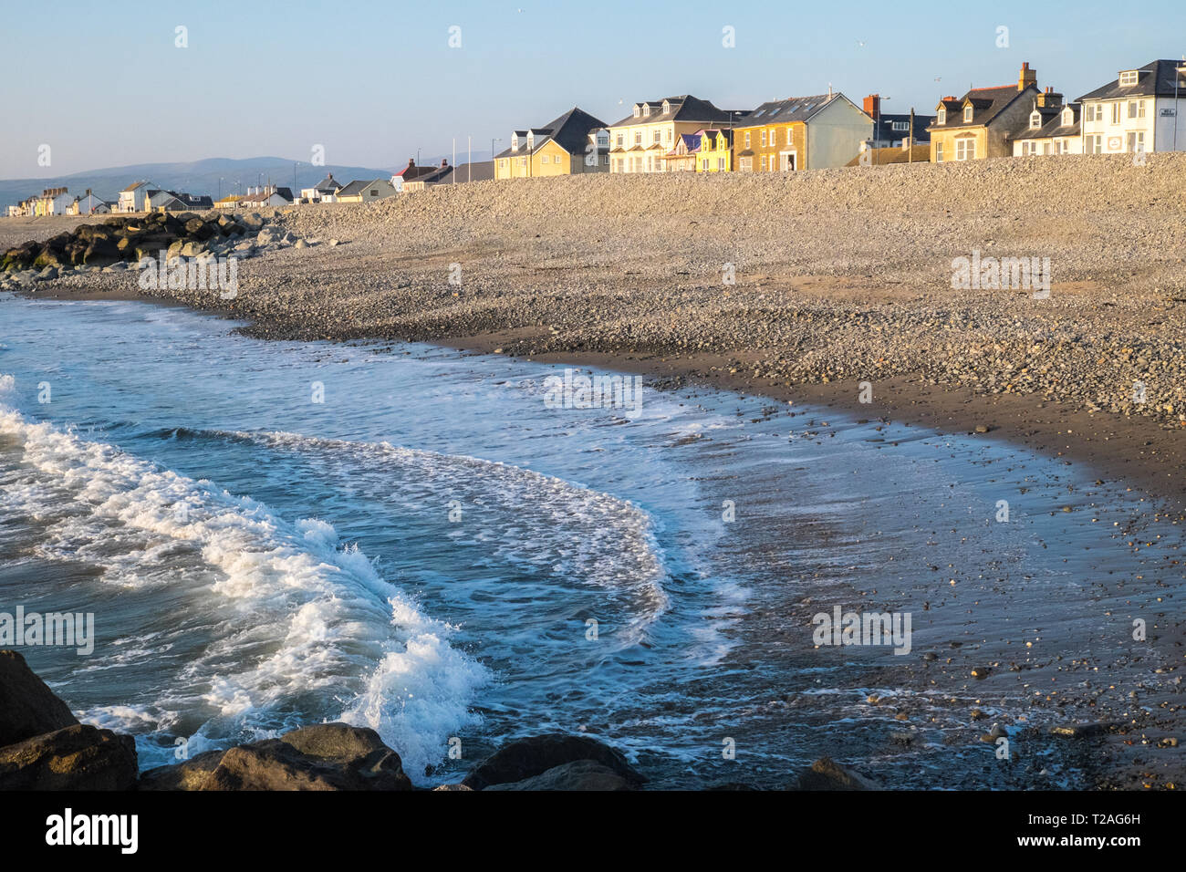 Borth houses flooding hi-res stock photography and images - Alamy