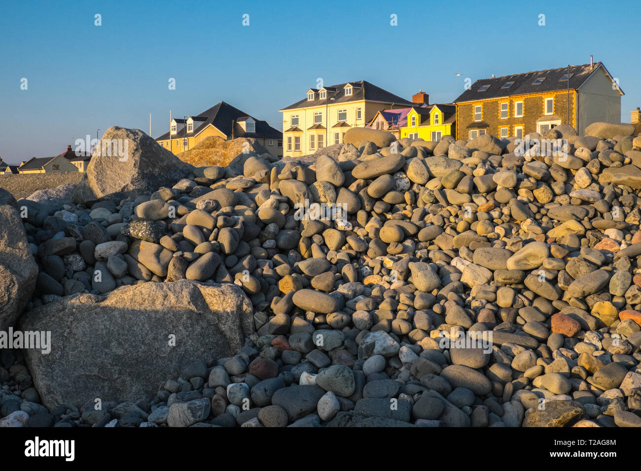 Borth houses flooding hi-res stock photography and images - Alamy