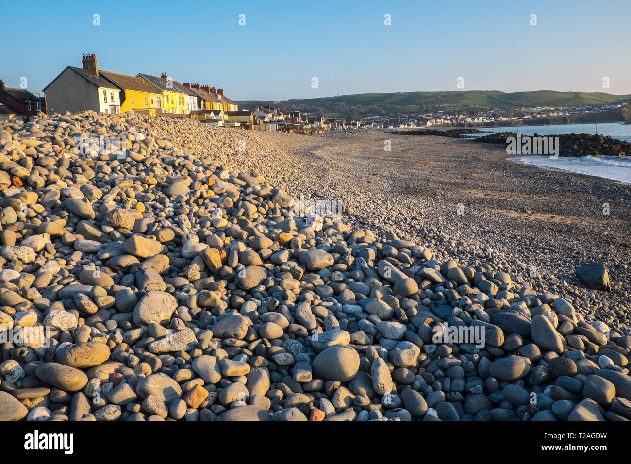 Borth houses flooding hi-res stock photography and images - Alamy