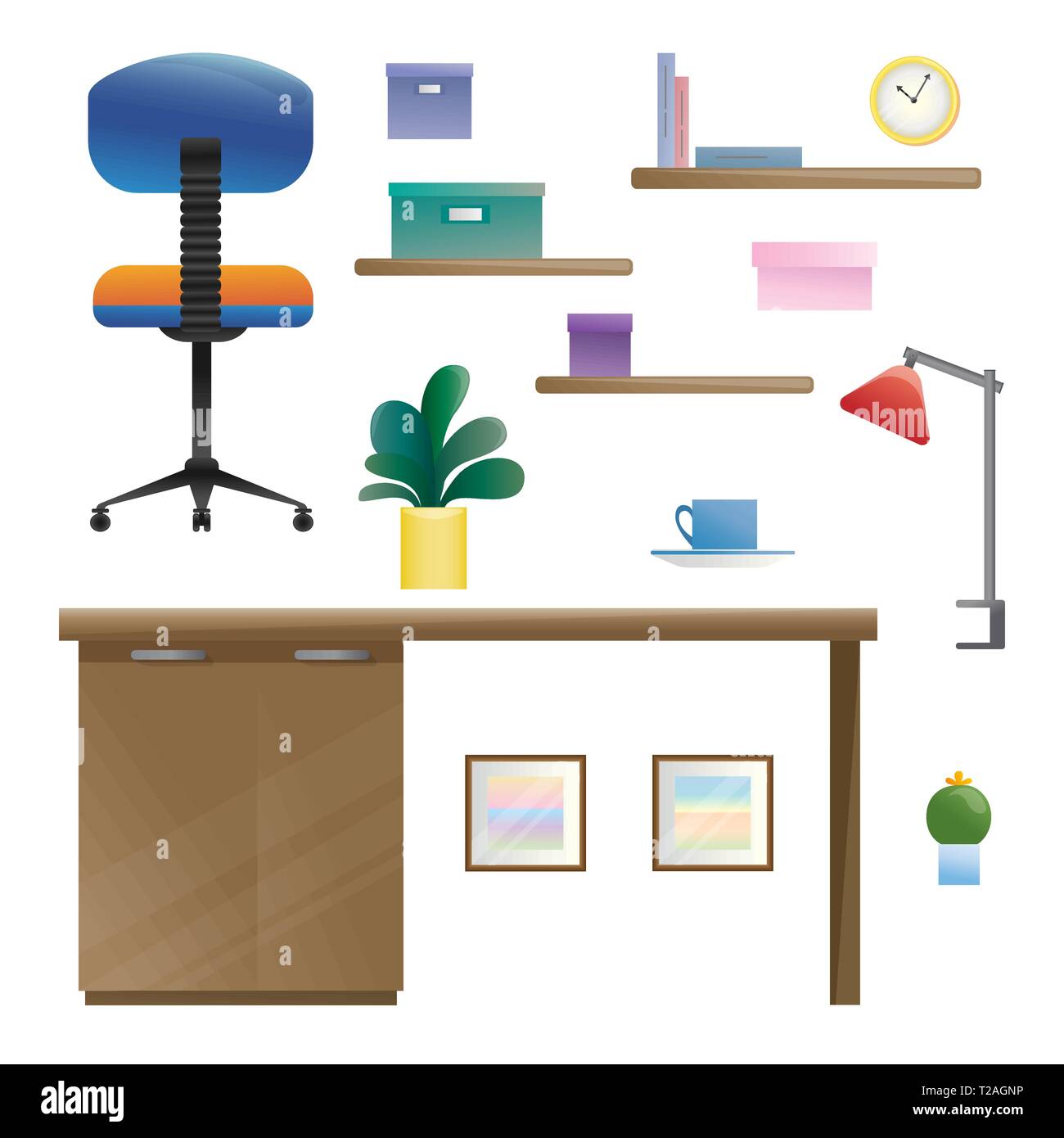 Different perspective cartoon Stock Vector Images - Alamy