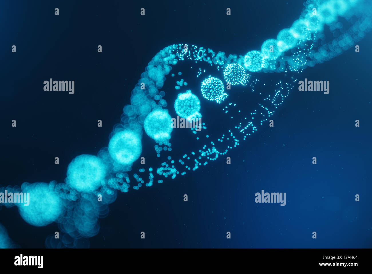 Human dna dots hi-res stock photography and images - Alamy