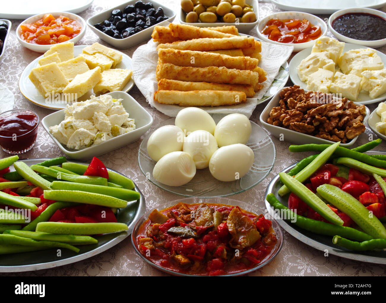 Weekend breakfast enjoyment. Brunch time. morning breakfast. classic ...