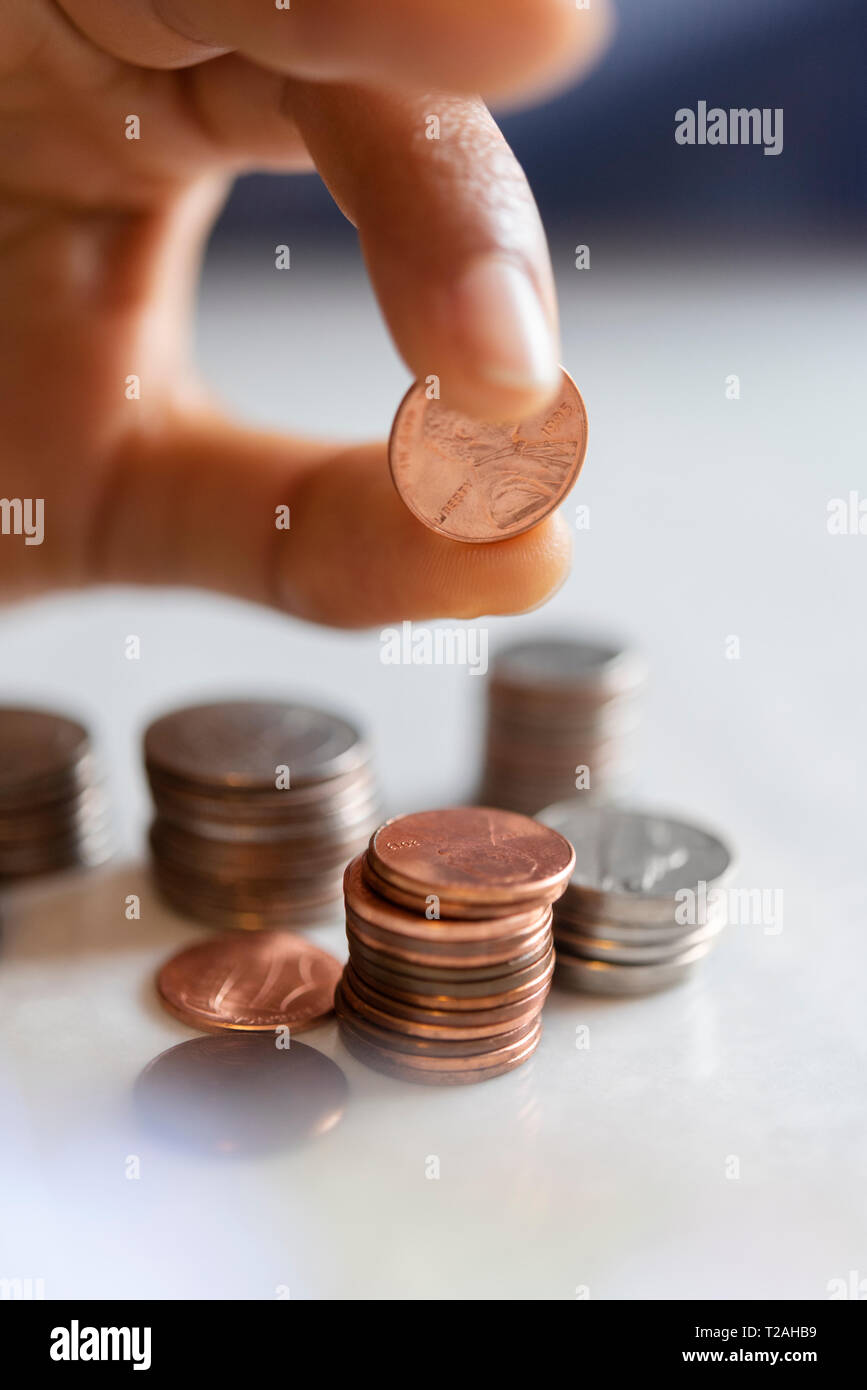 Stacking coins african hi-res stock photography and images - Alamy