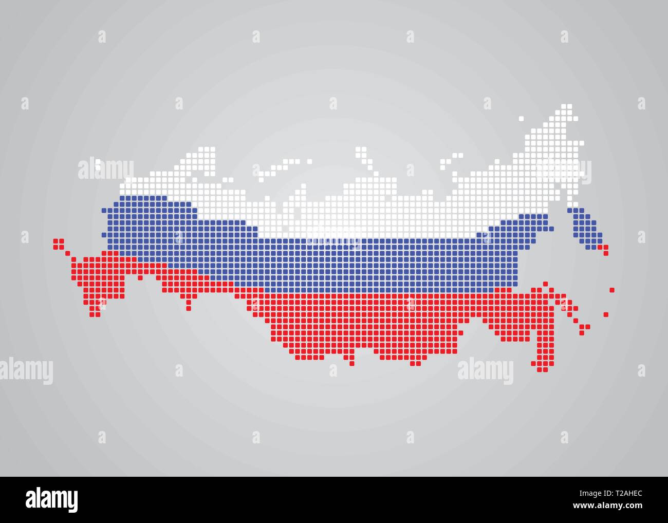 Russia polygonal map Stock Vector Images - Alamy