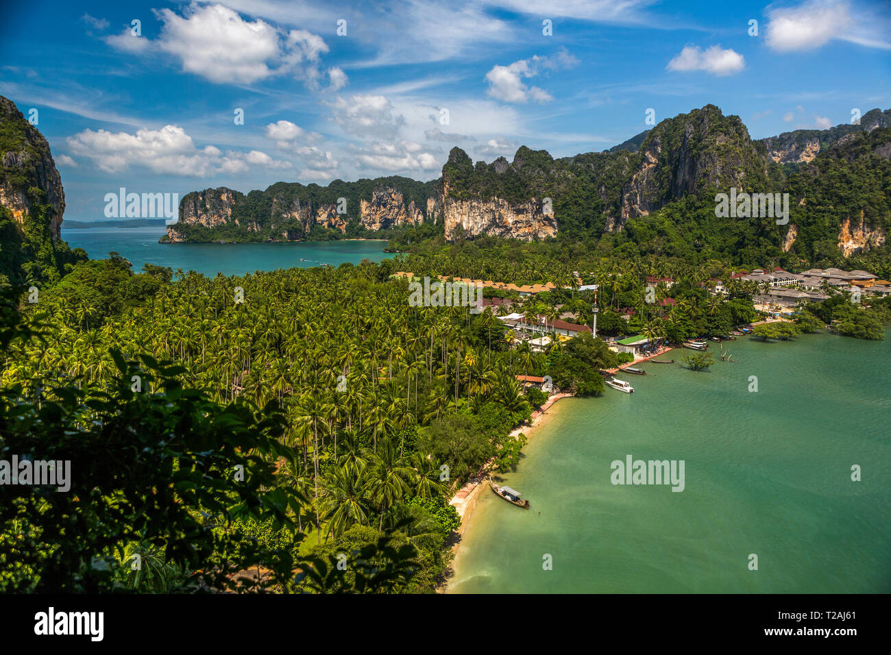 Coastline in East Railay, Thailand Stock Photo - Alamy