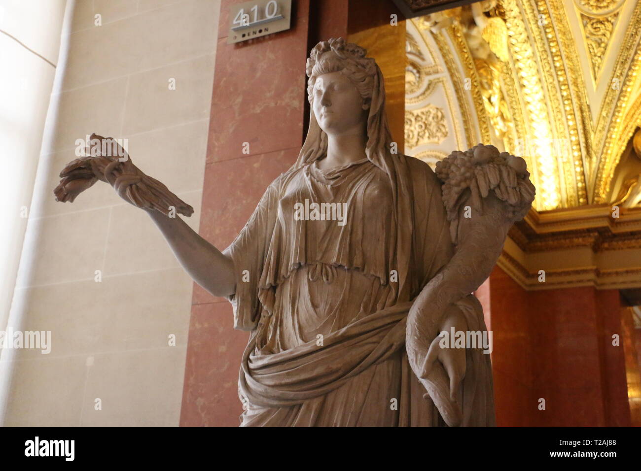 Statue at museum Stock Photo - Alamy