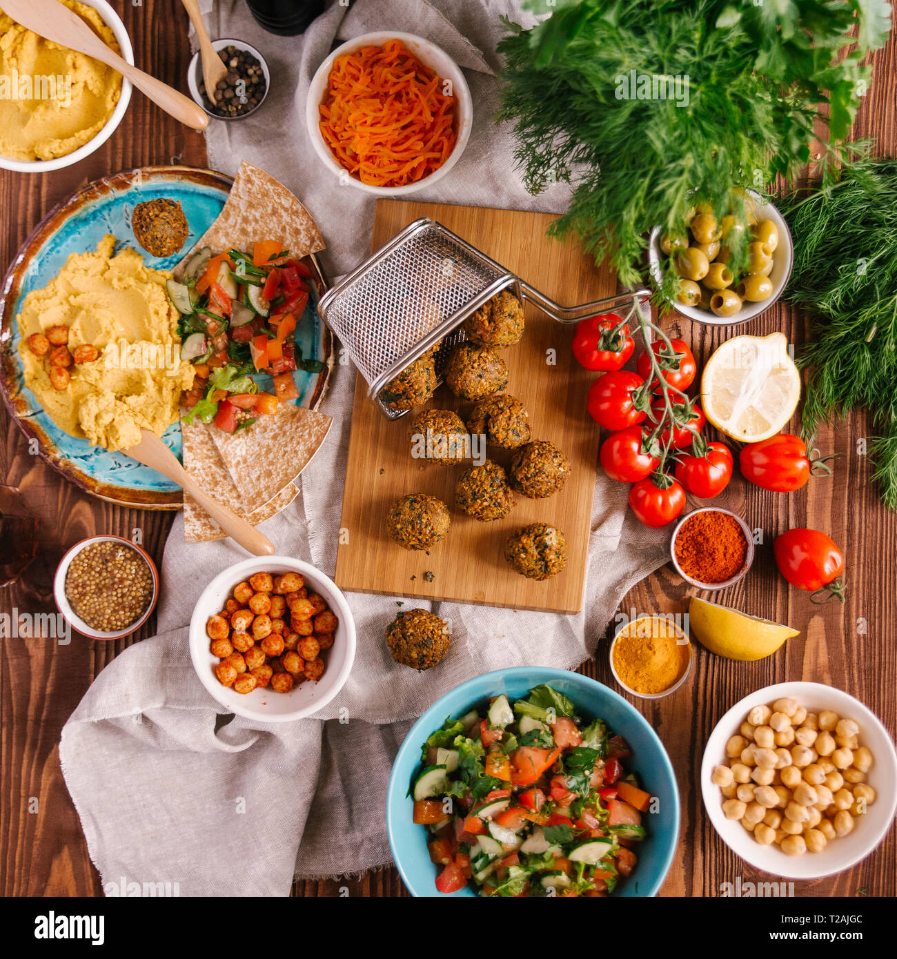 Carrot falafel hi-res stock photography and images - Alamy
