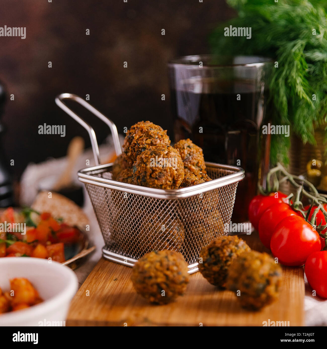 Falafel ingredients hi-res stock photography and images - Alamy