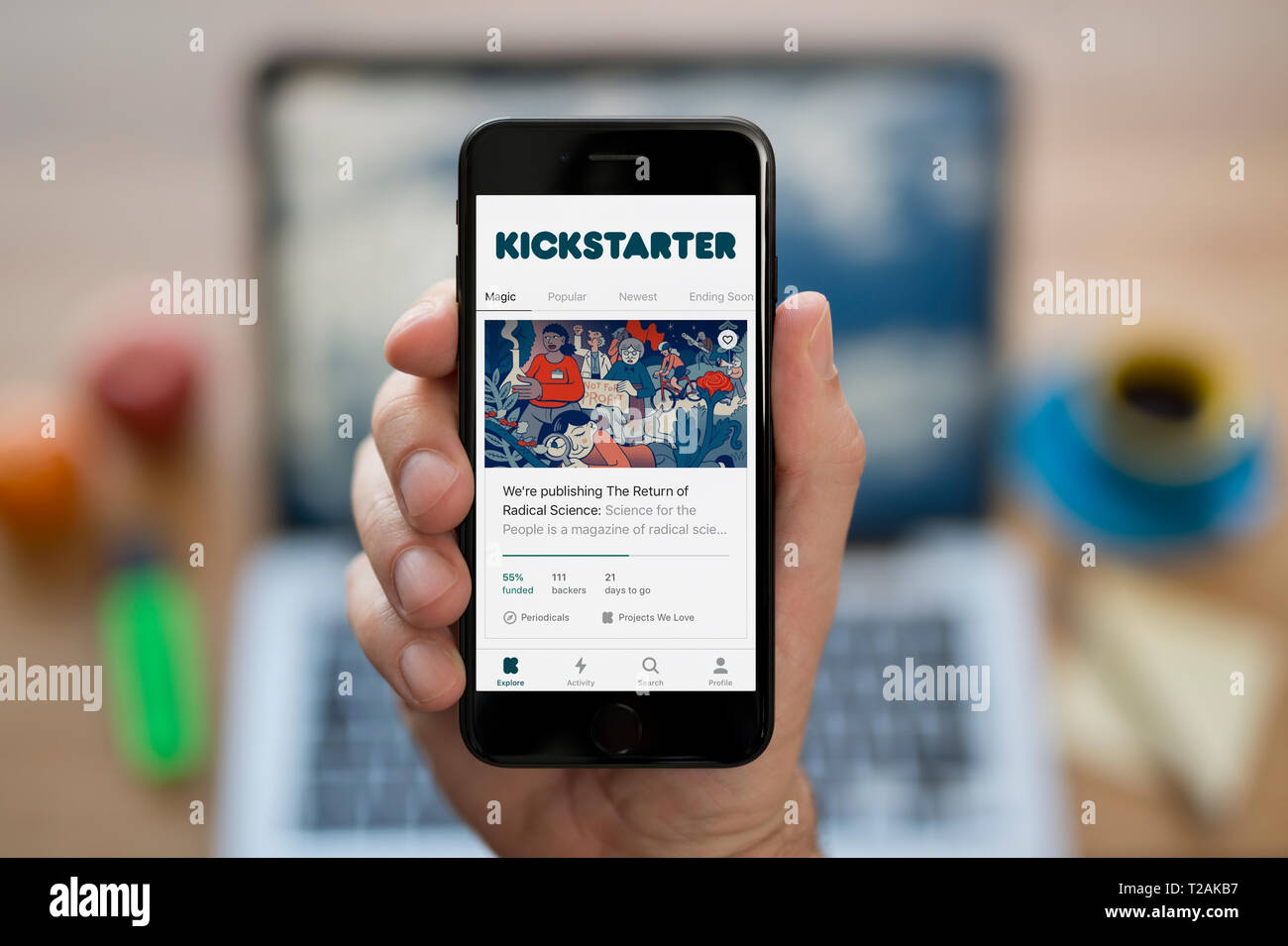 Kickstarter hi-res stock photography and images - Alamy