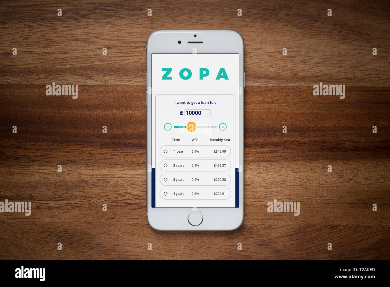 Zopa mobile app hi-res stock photography and images - Alamy