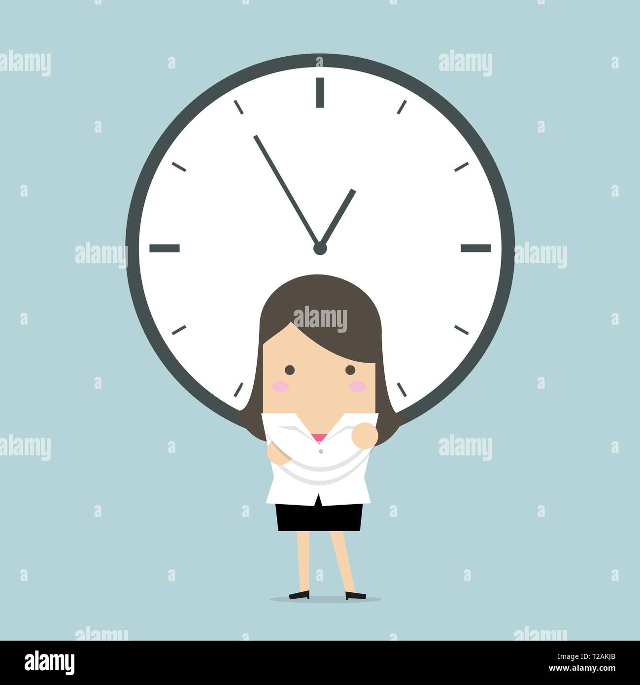 Round big clock Stock Vector Images - Alamy