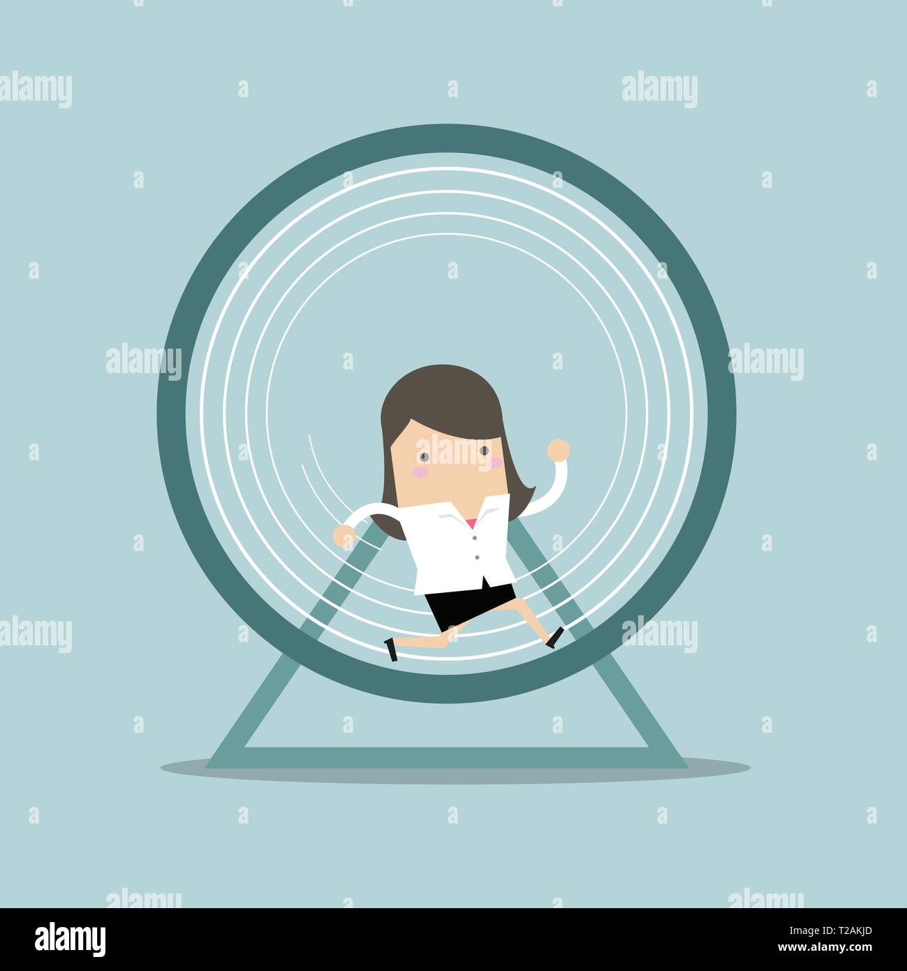 Human hamster wheel hi-res stock photography and images - Alamy
