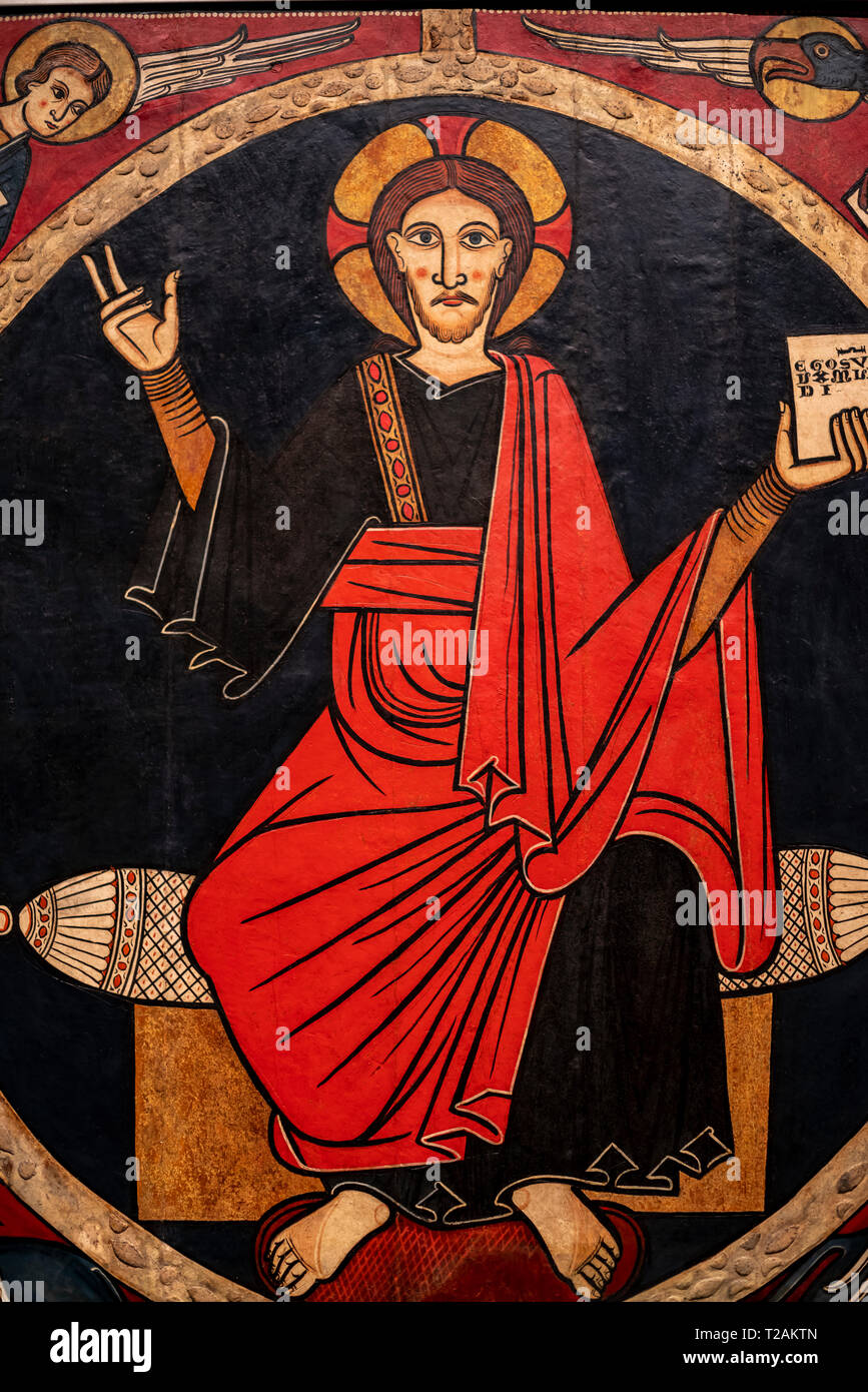 Romanesque art in the National Art Museum of Catalonia,Barcrelona ...