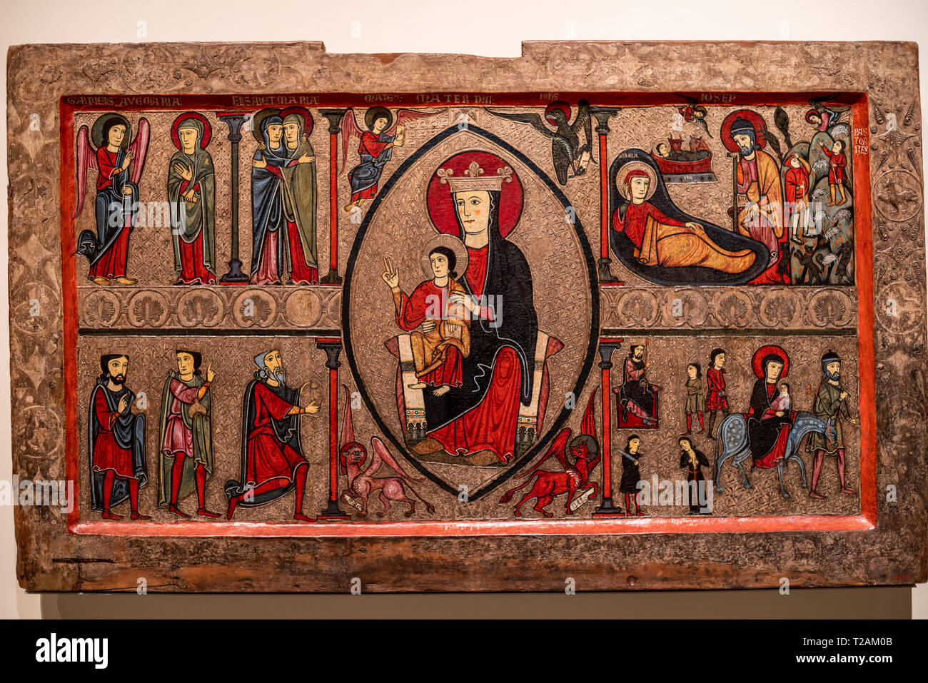 Romanesque art in the National Art Museum of Catalonia,Barcrelona ...