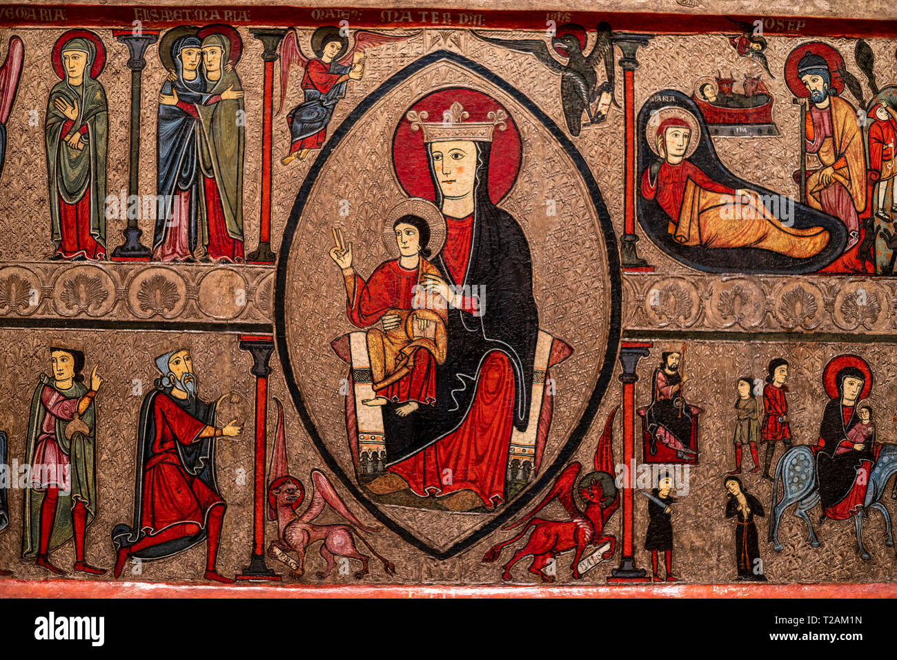 Romanesque art in the National Art Museum of Catalonia,Barcrelona ...