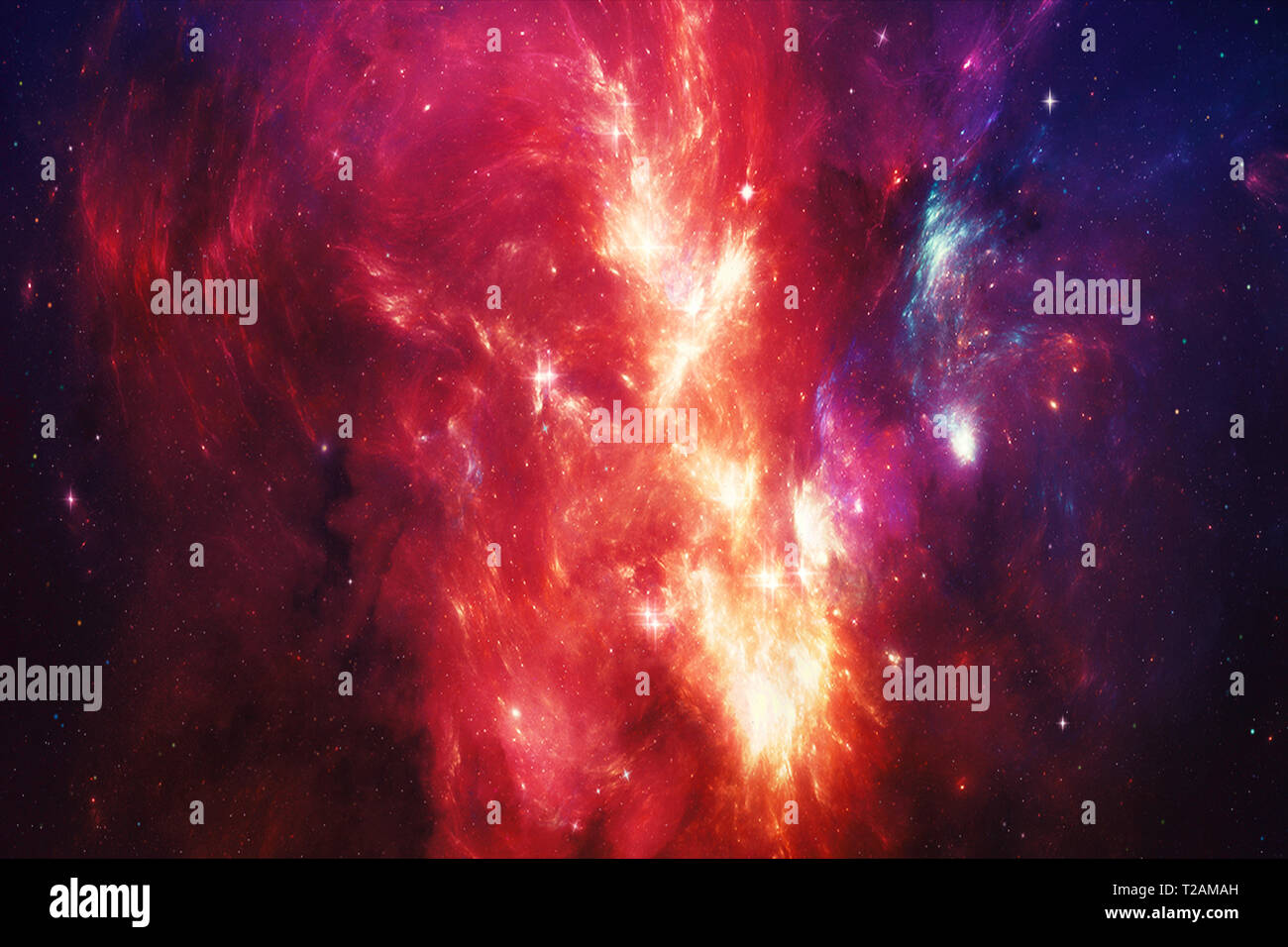 Abstract scientific background - galaxy and nebula in space Stock Photo ...