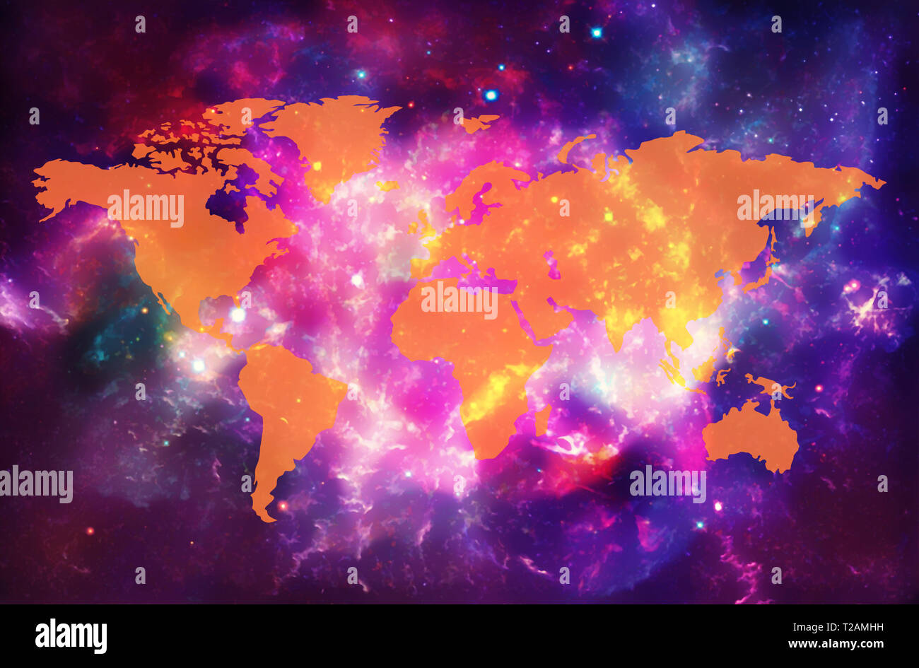 Digital World Map Wallpaper Hd