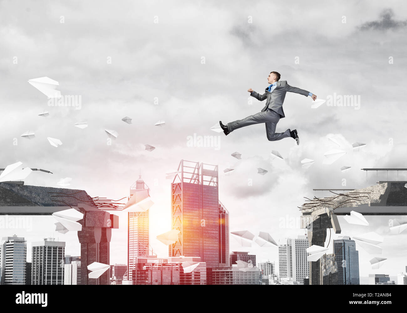 Problem and difficulties overcoming concept Stock Photo - Alamy