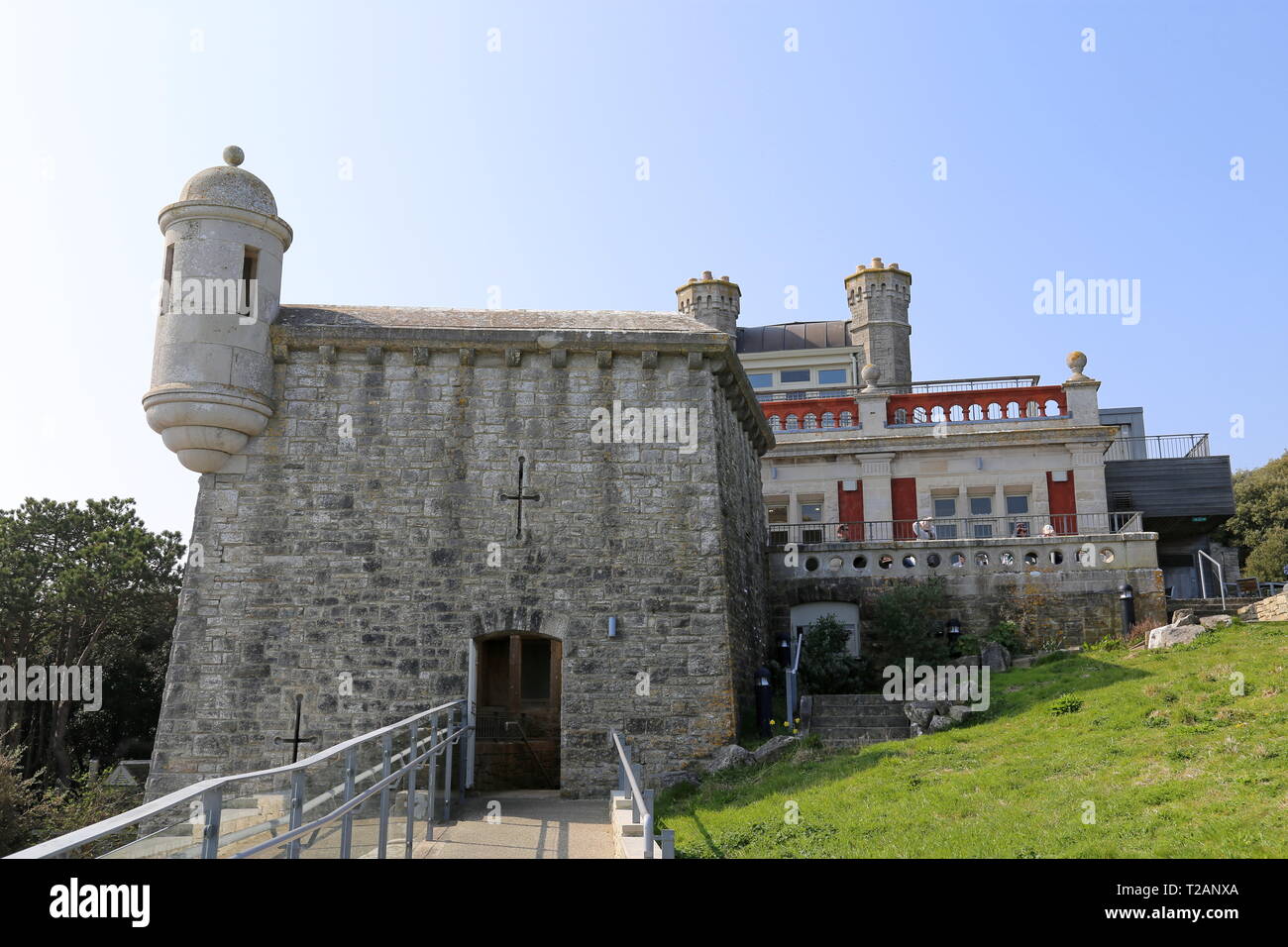 Durlston Castle, Durlston Country Park, Swanage, Isle of Purbeck ...