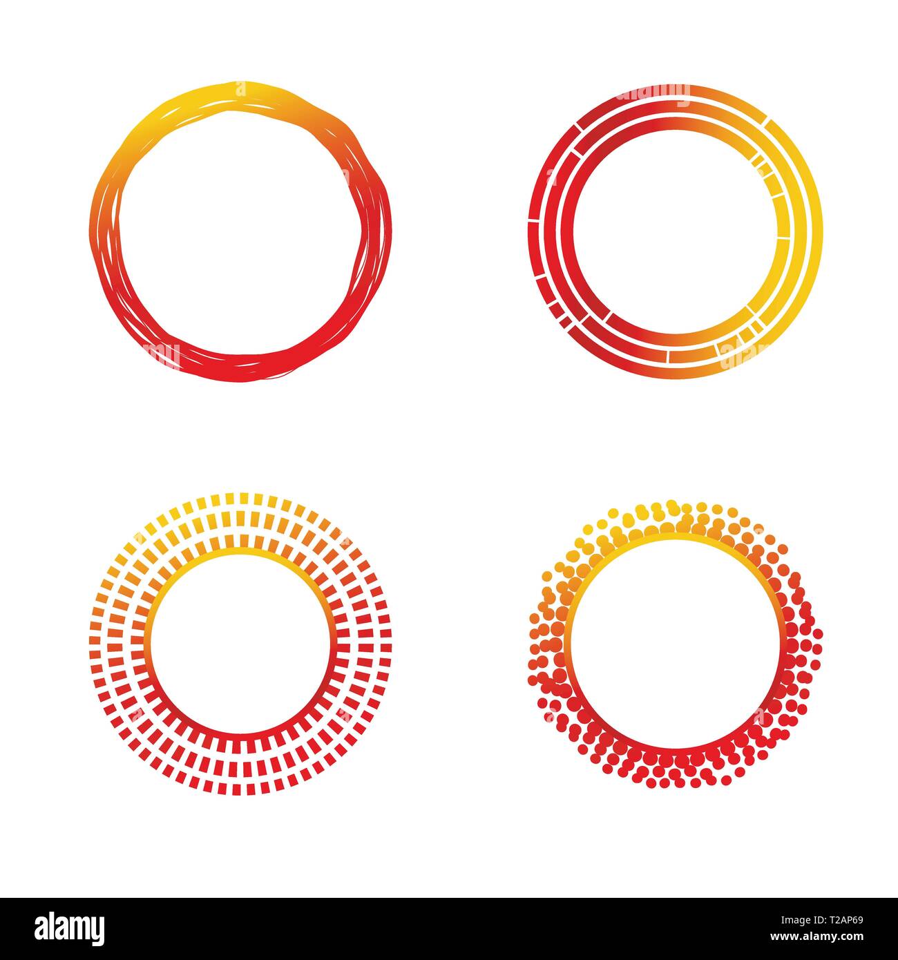Color background circular frames Stock Vector Images - Alamy