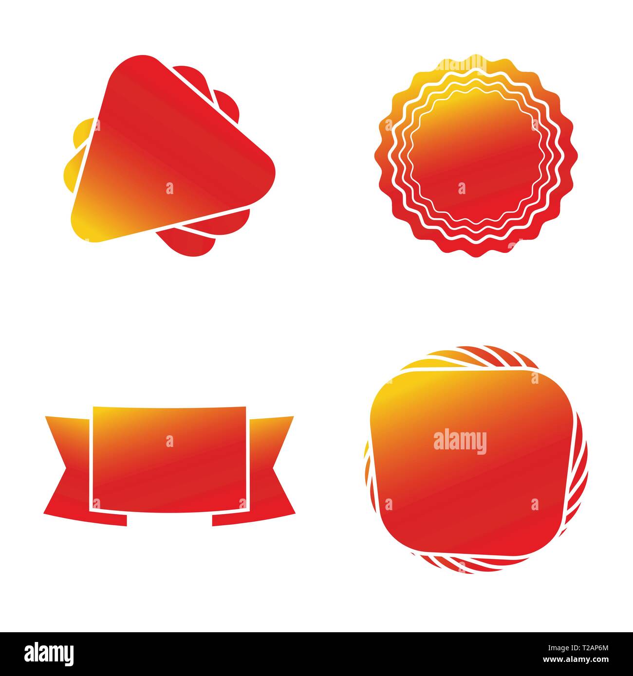Colorful shapes. Vector banner icon set. Eps10 frames Stock Vector ...