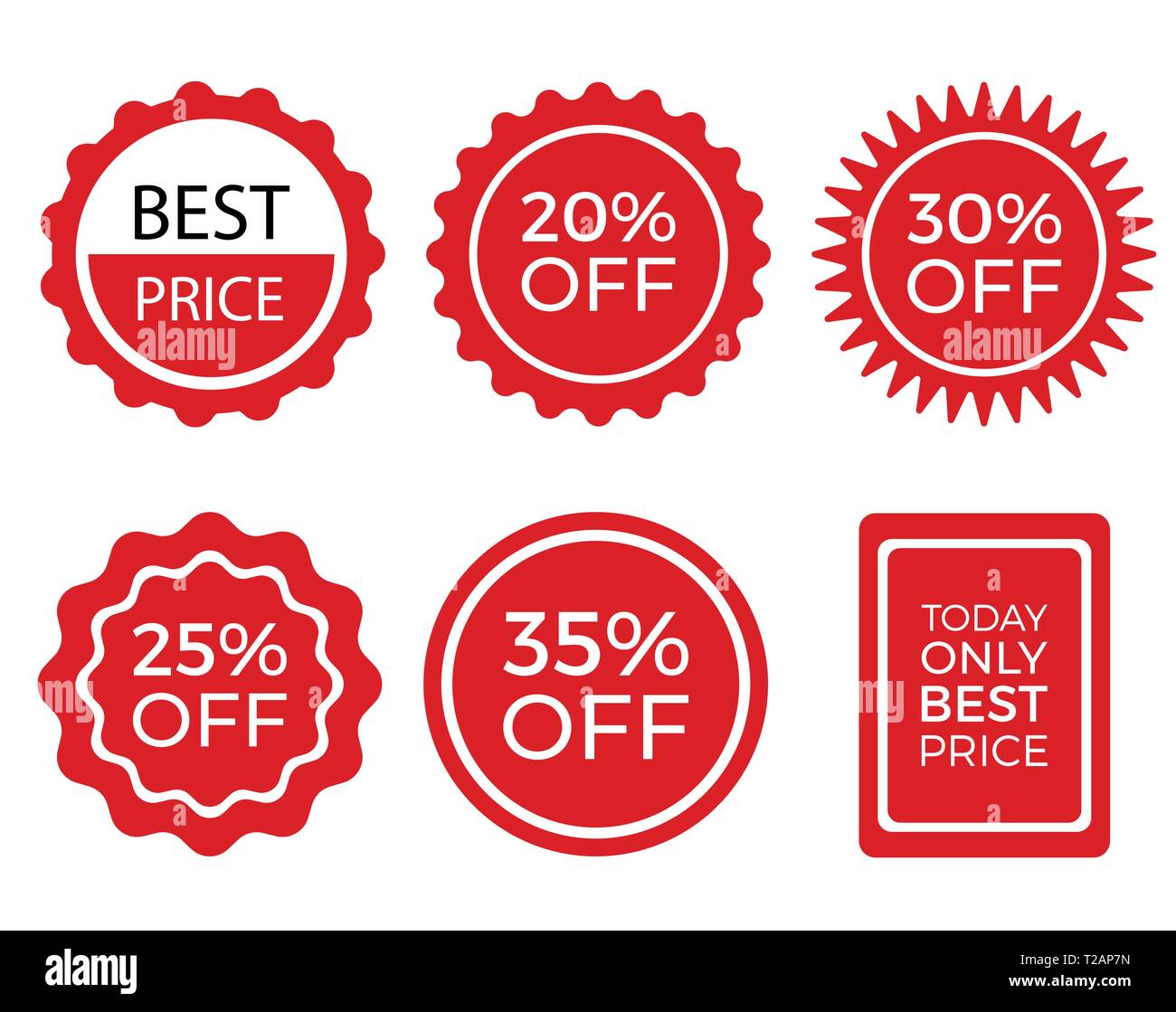 Sale stickers collection. Set of Promotional Vector Labels Stock Vector ...