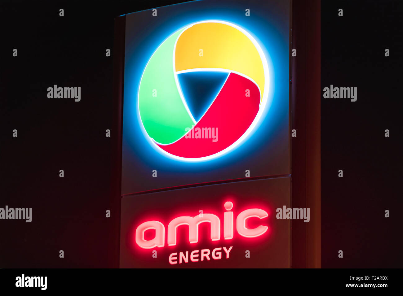 Poland amic energy petrol station hi-res stock photography and images ...