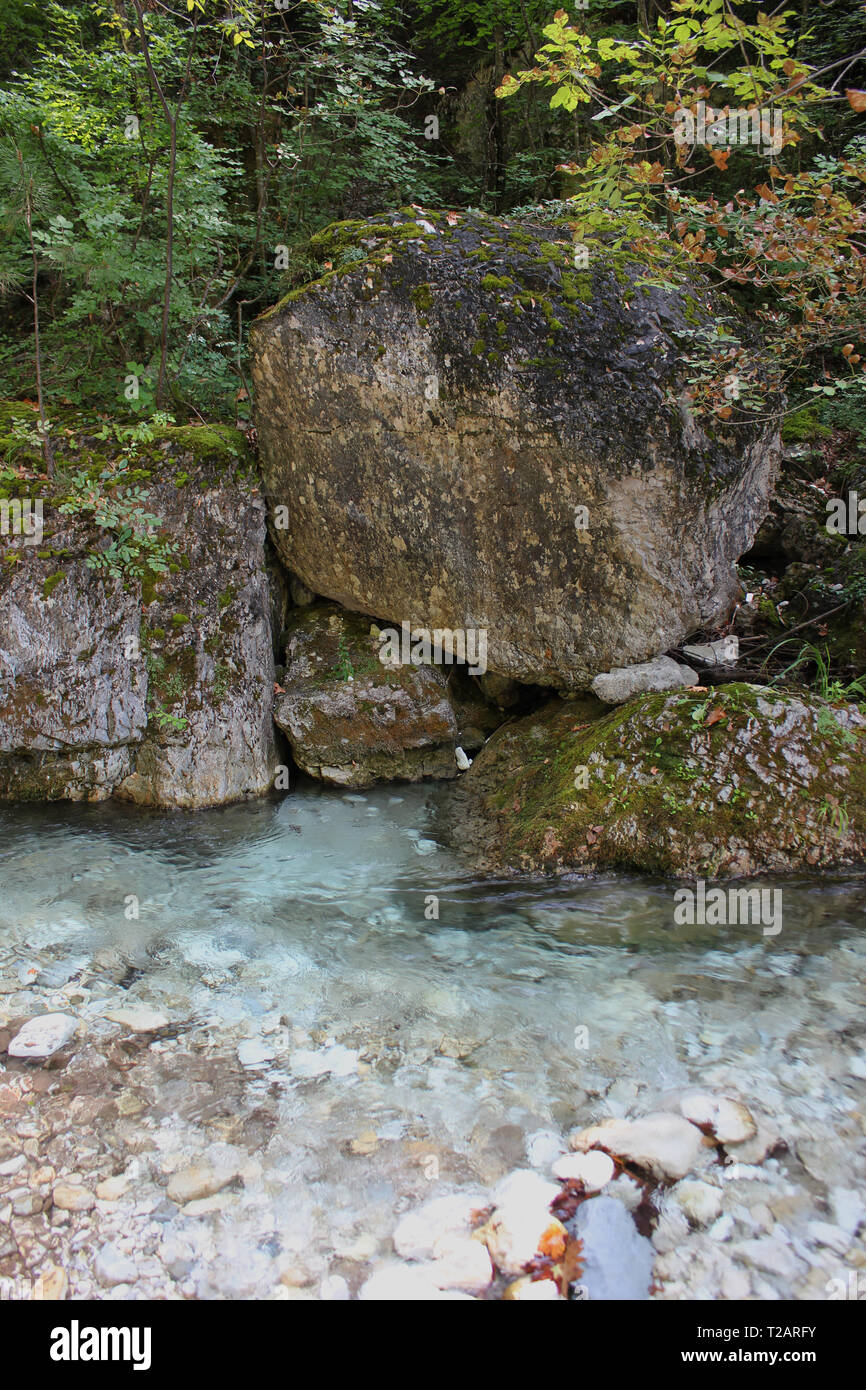 River and Springs in Pozar Thermal Baths Aridaia Greece Stock Photo - Alamy