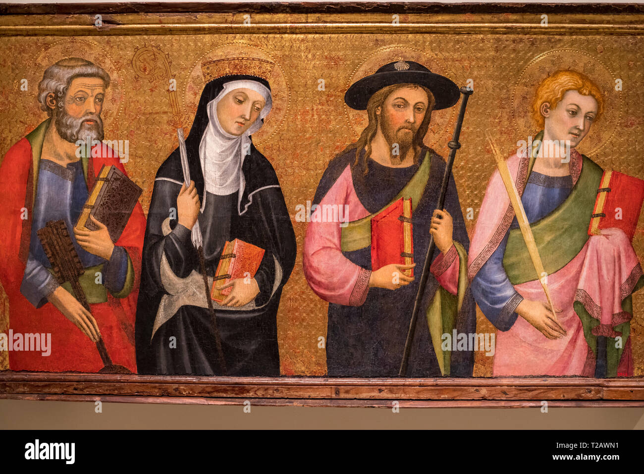 Medieval saints altarpiece hi-res stock photography and images - Alamy