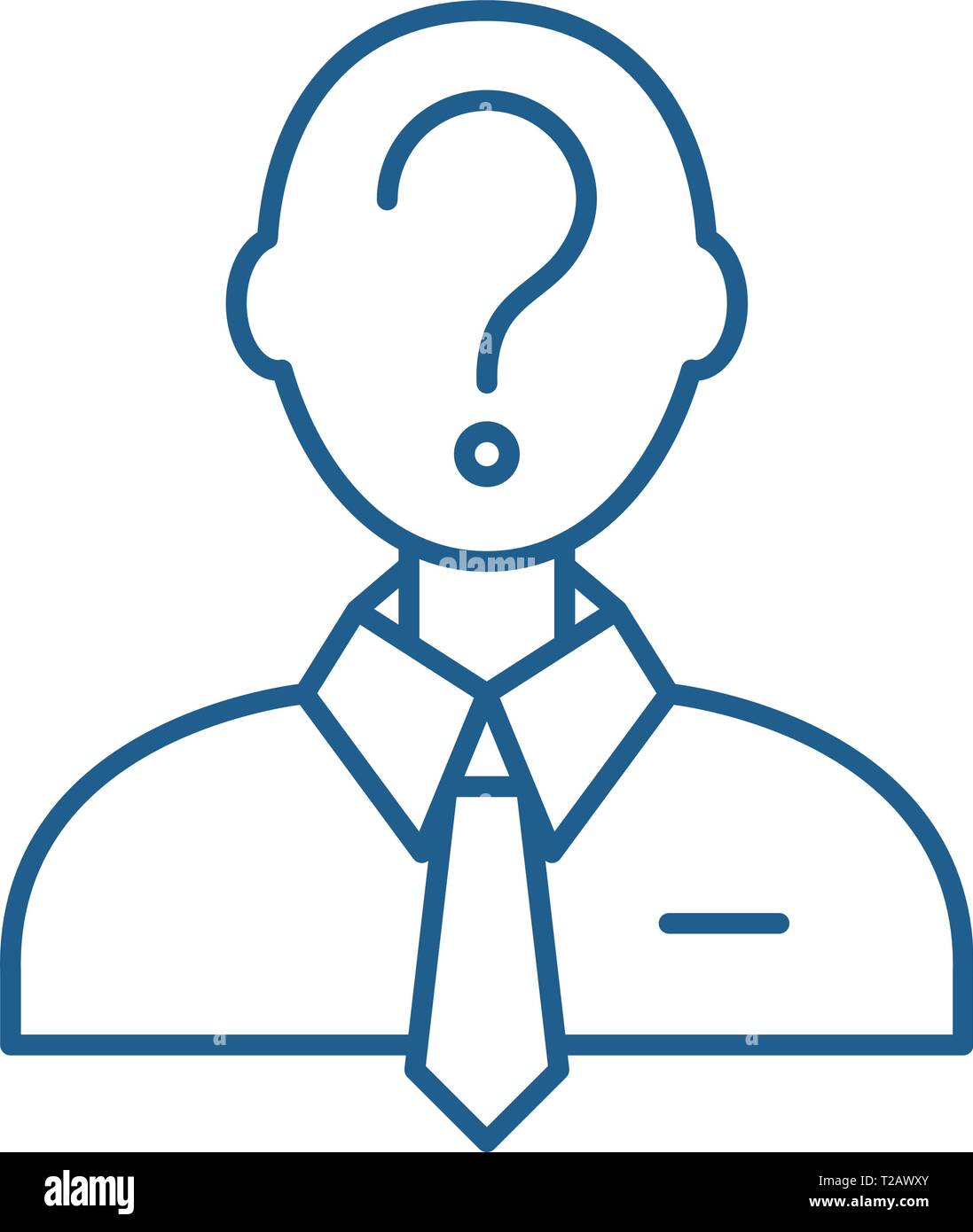 Formulation of the problem line icon concept. Formulation of the ...