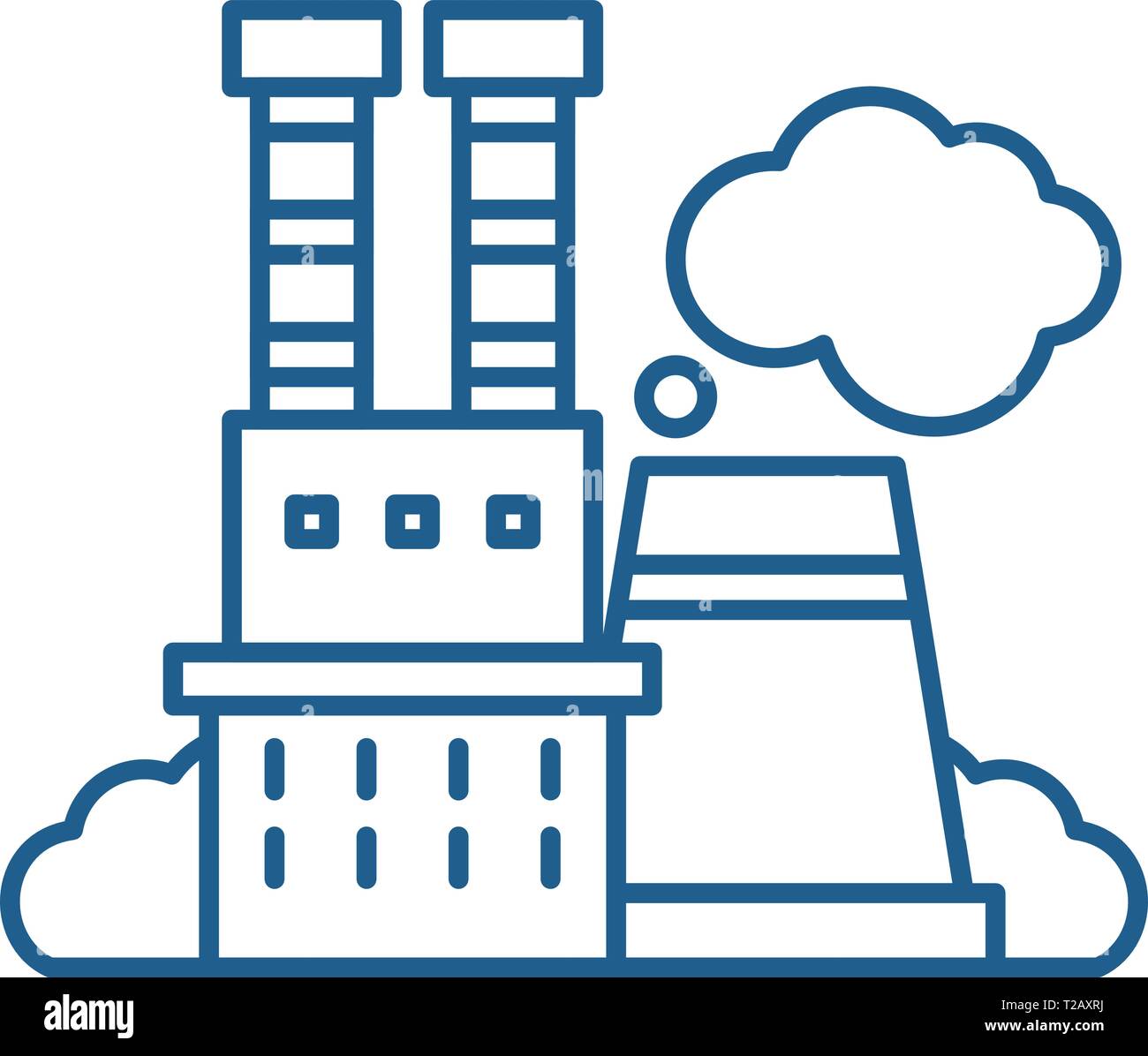 Manufacturing complex Stock Vector Images - Alamy