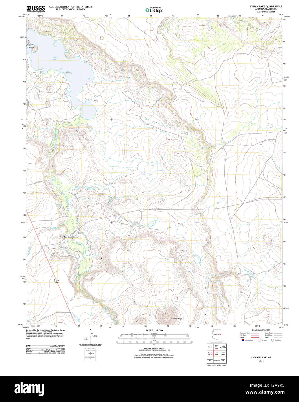 Map of lyman hi-res stock photography and images - Alamy