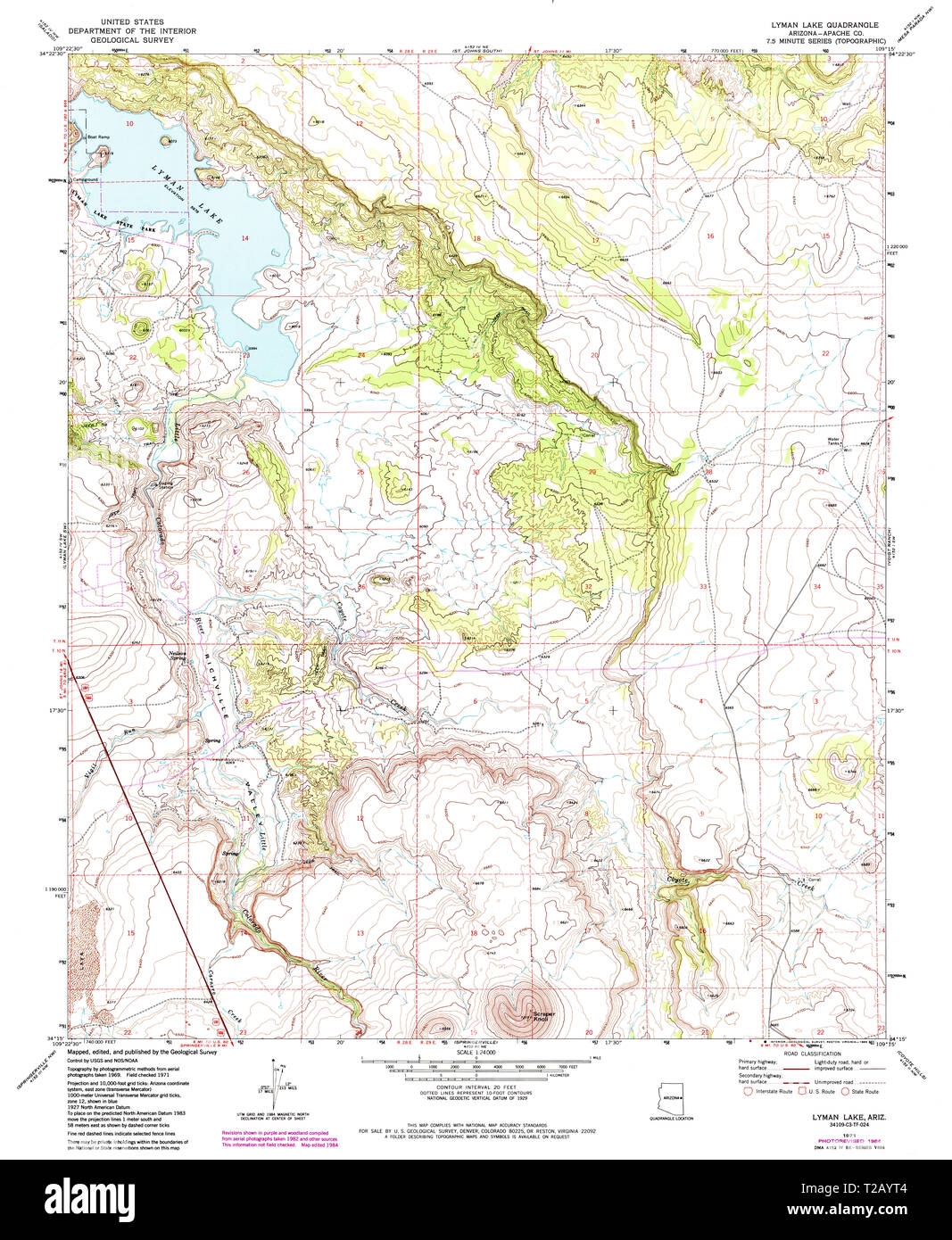 Map of lyman hi-res stock photography and images - Alamy