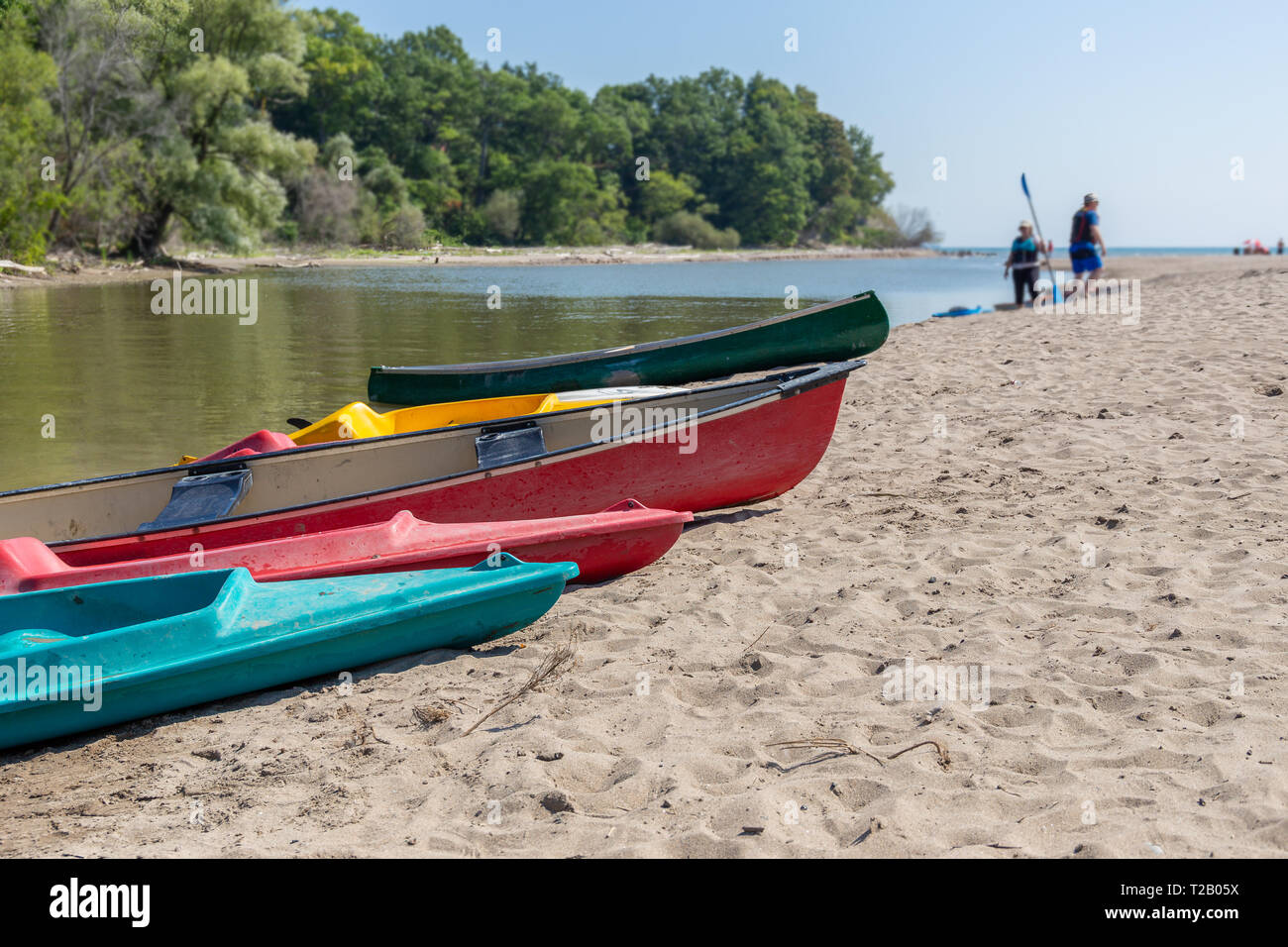 Kayaking on Rouge River, Toronto, Canada Stock Photo - Alamy