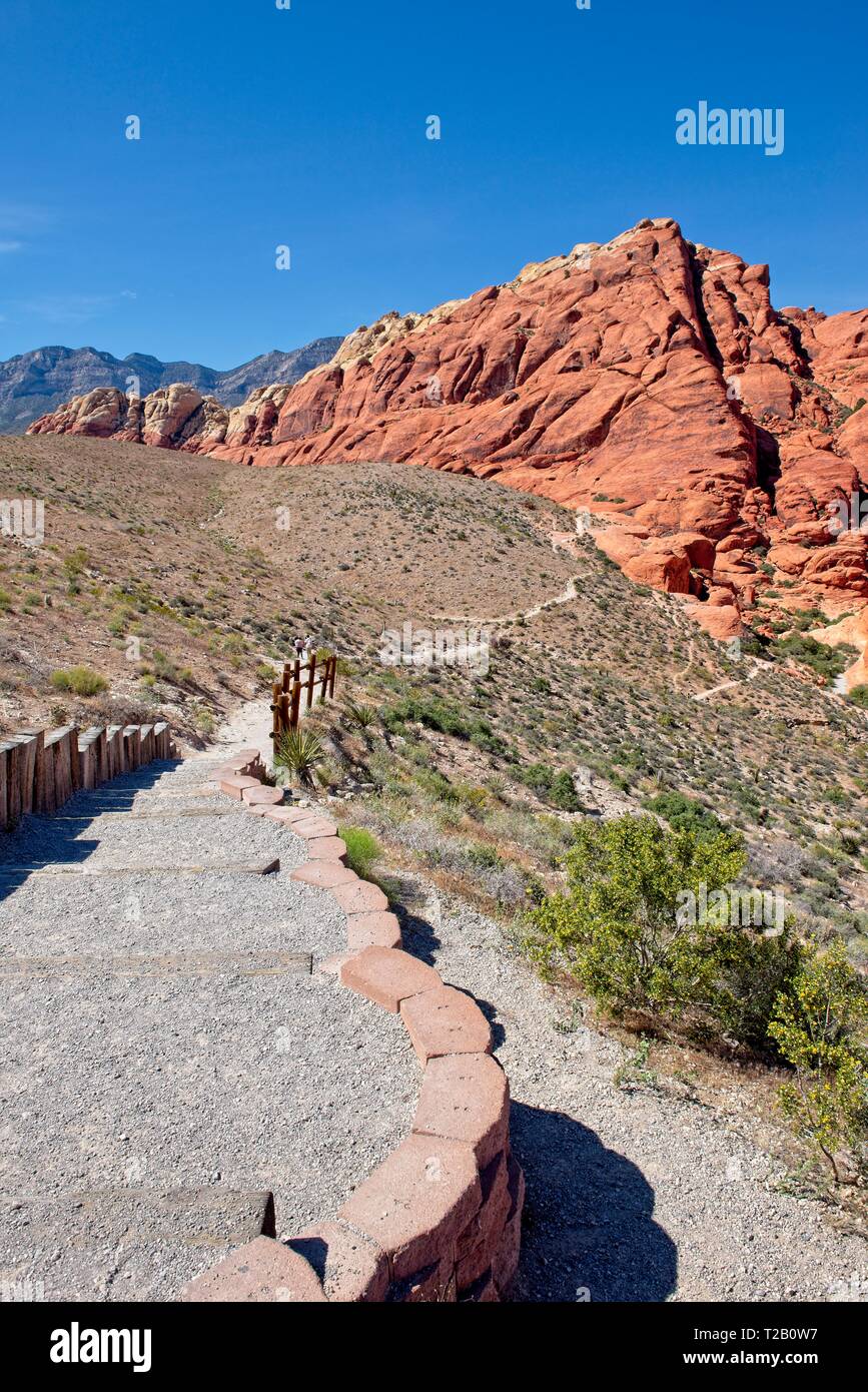 Mountain View in Red Rock Canyon Nature Conservancy Stock Photo - Alamy