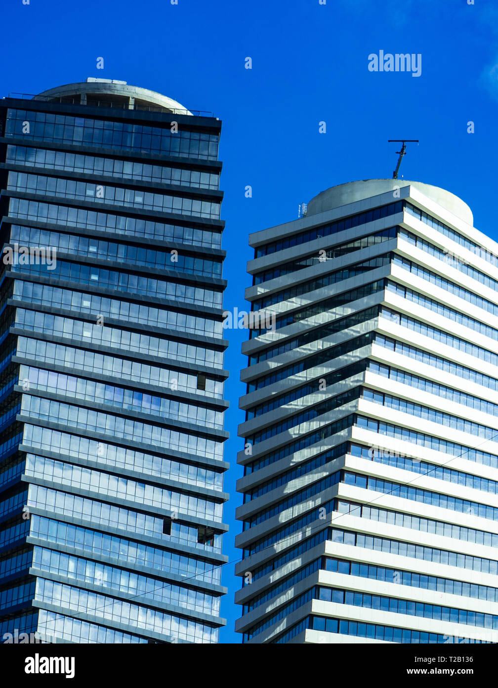 Famous Axis towers skyscrapers in Vake area, modern city centre of ...