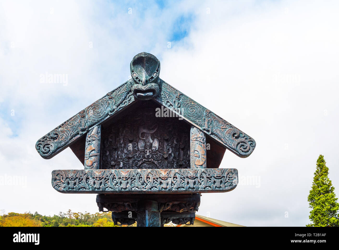 Maori storehouse hi-res stock photography and images - Alamy