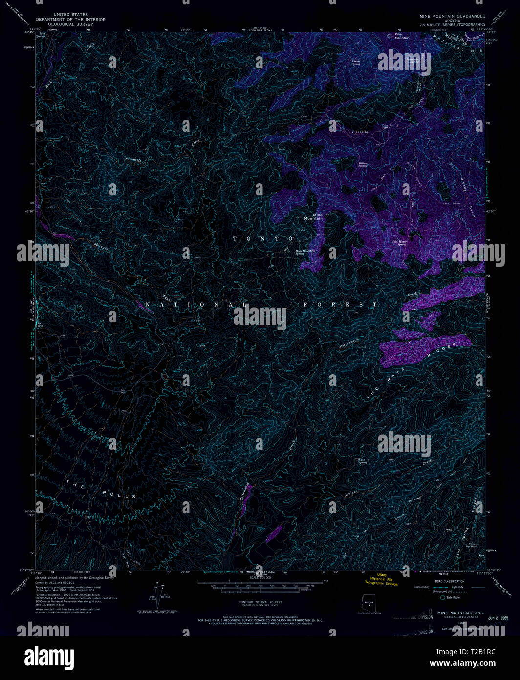 Arizona mine map hi-res stock photography and images - Alamy